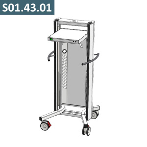 Cart for Pacemaker & ICD Programmers | Jansen Medicars